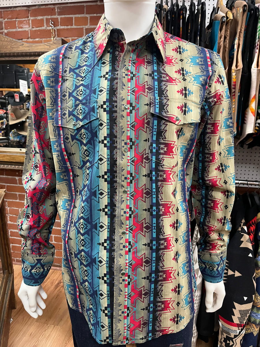 Wrangler Checotah Long Sleeve Snap Shirt – Kraffs Clothing